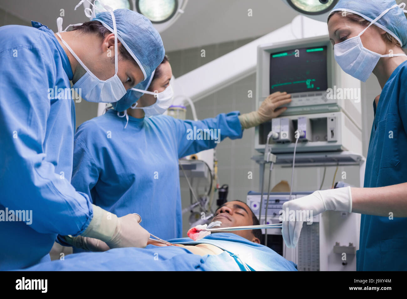 Ecg patient in doctors hi-res stock photography and images - Alamy