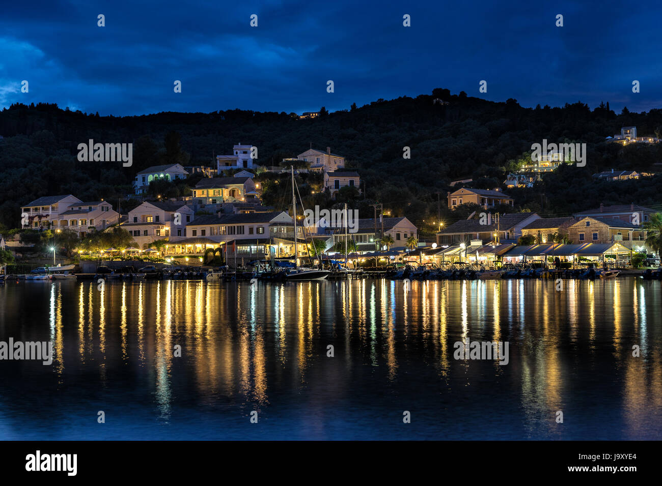Agios Stefanos on the north east coast of Corfu Stock Photo - Alamy