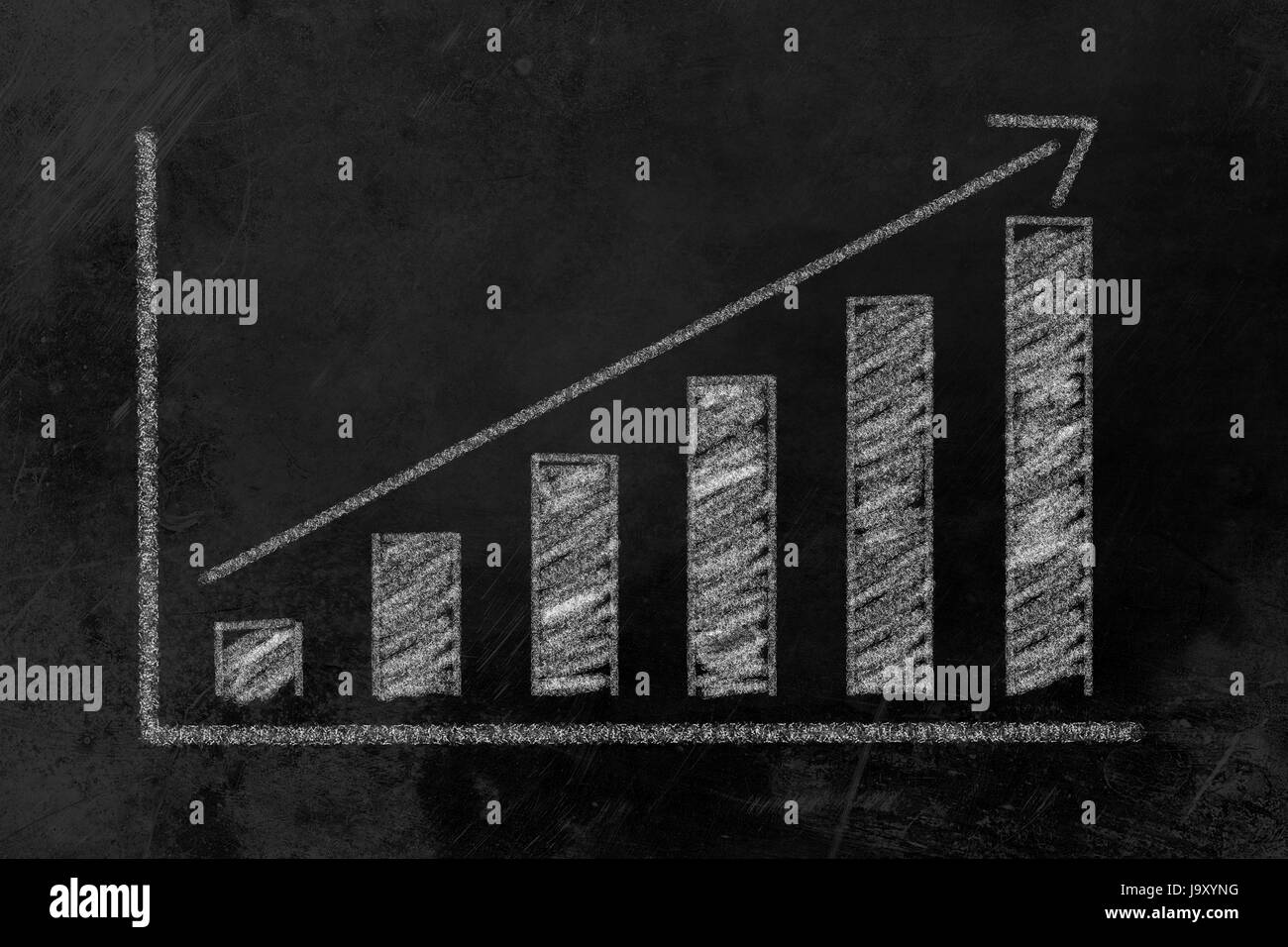 Black bar graph Black and White Stock Photos & Images - Alamy