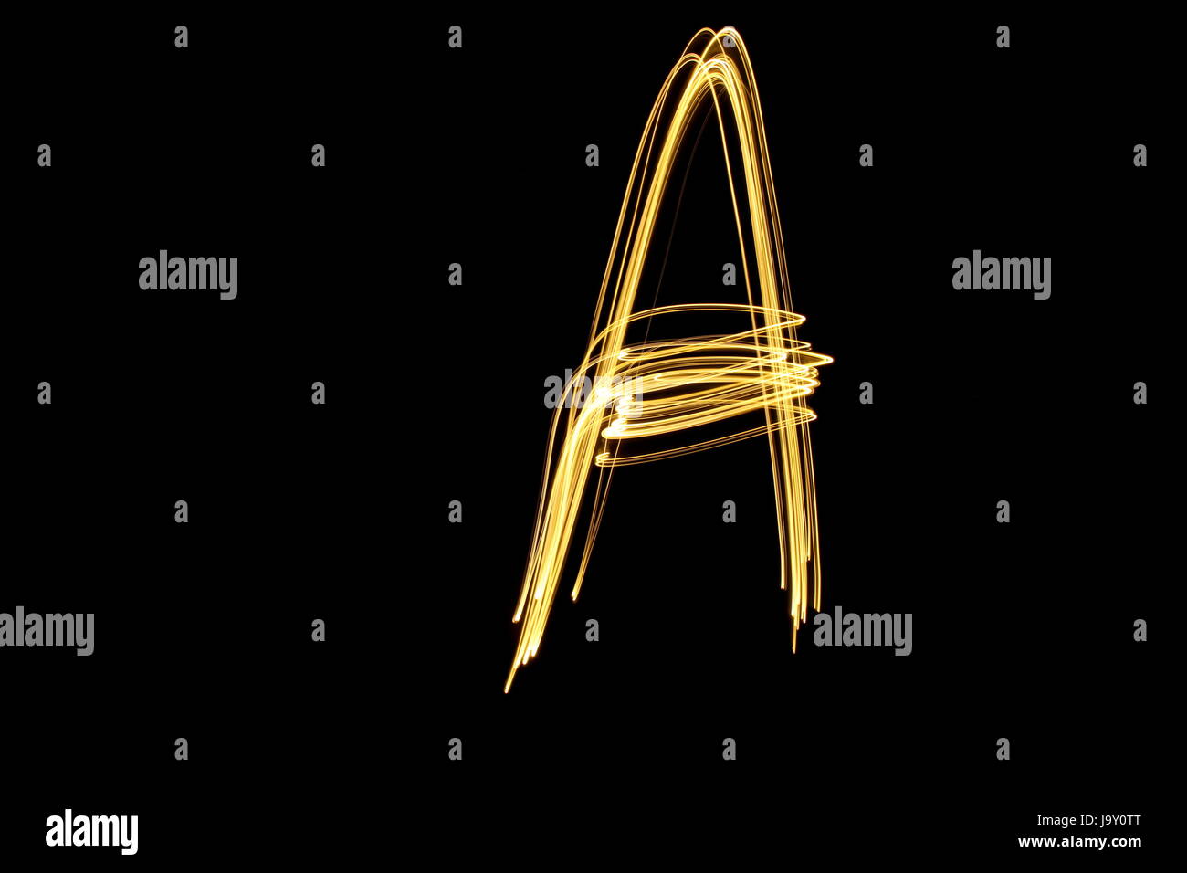 Gold and black letter a hi-res stock photography and images - Alamy
