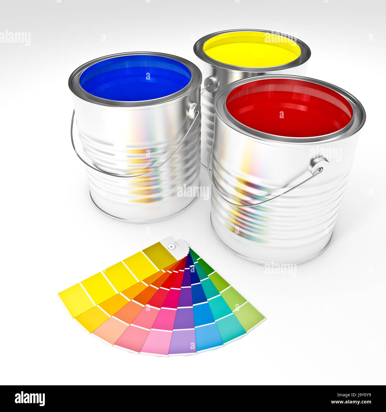 blue, tool, colour, iron, steel, metal, rainbow, paint, rgb, pot ...