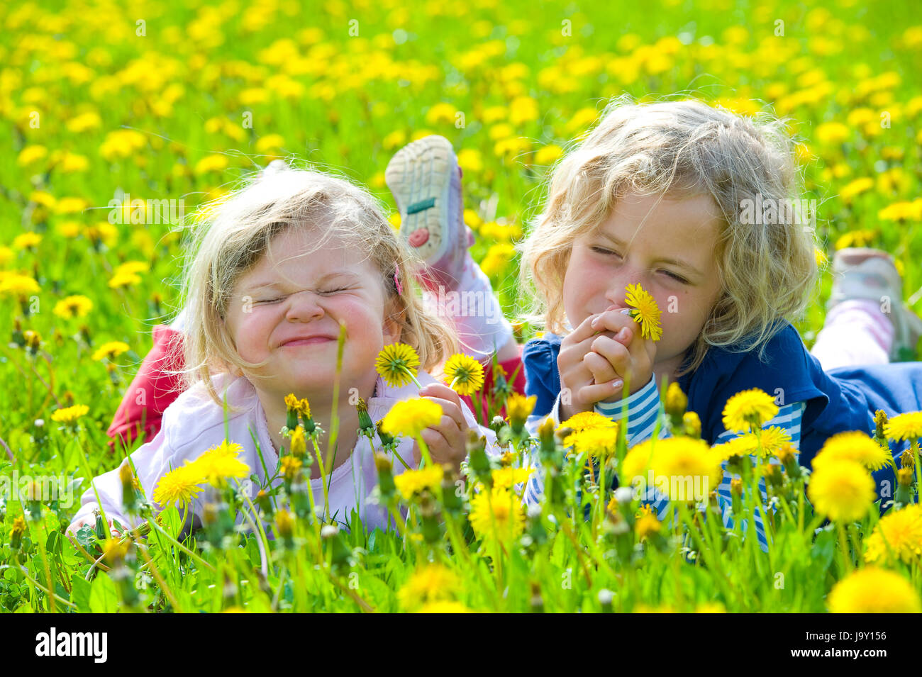 two girls in a springfield Stock Photo - Alamy