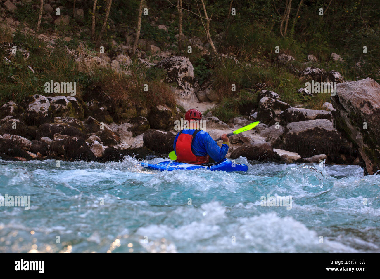 sport, sports, kayak, canoe, river, water, slovenia, humans, human ...