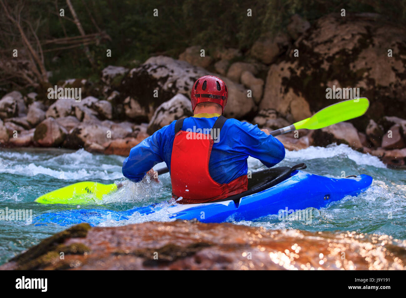 sport, sports, kayak, canoe, river, water, slovenia, humans, human ...