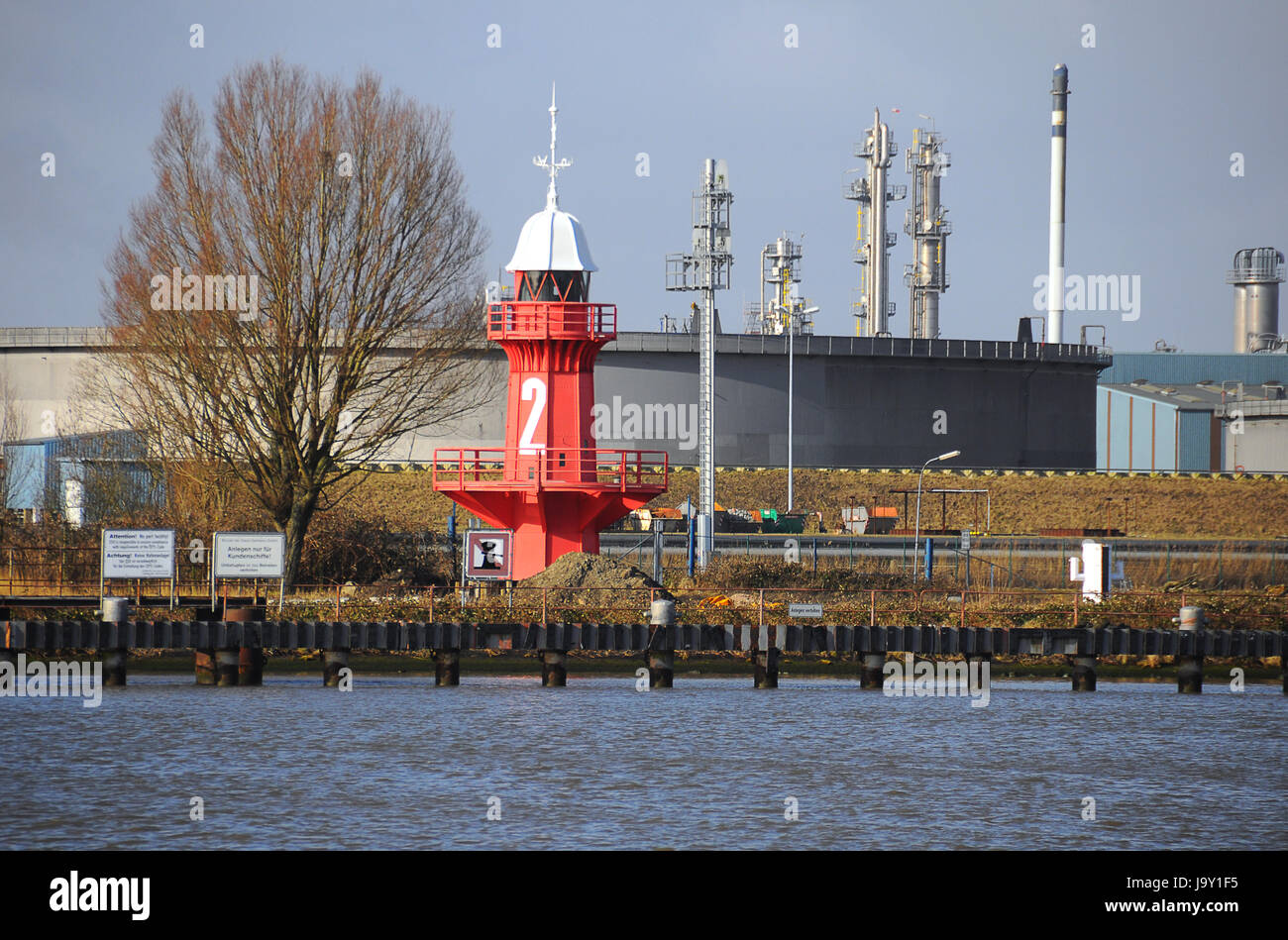 Kiel canal lighthouse hi-res stock photography and images - Alamy