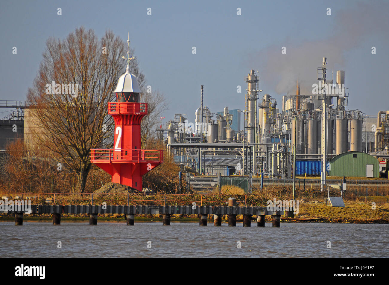 Kiel canal lighthouse hi-res stock photography and images - Alamy