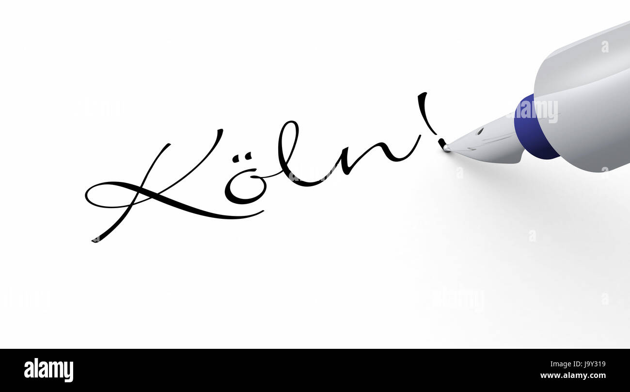 pen concept - cologne Stock Photo - Alamy