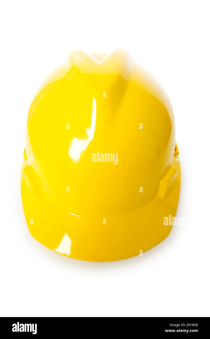 tool, single, isolated, colour, industry, hat, leather, cap, work ...