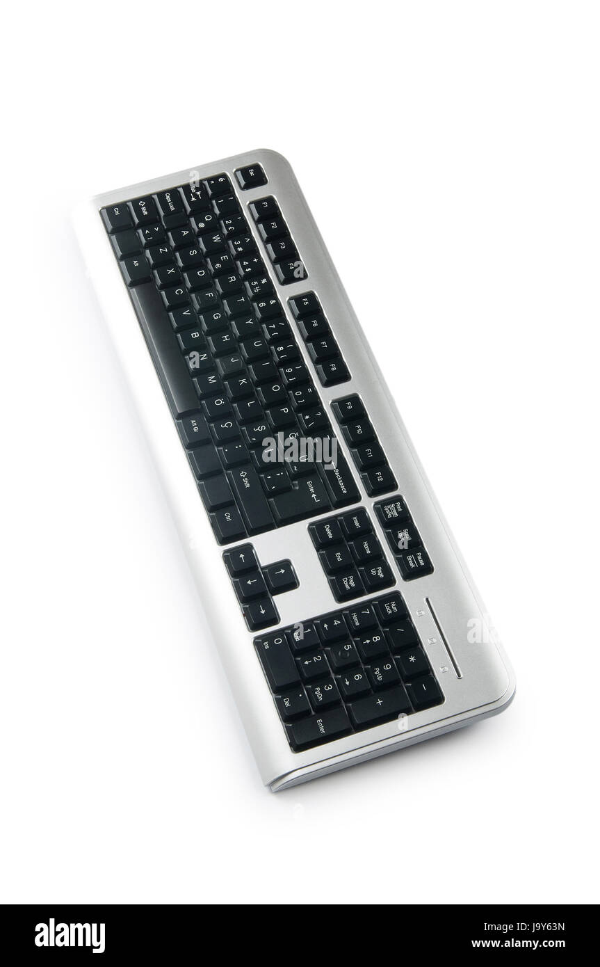 keyboard, object, education, isolated, computing, button, technology ...