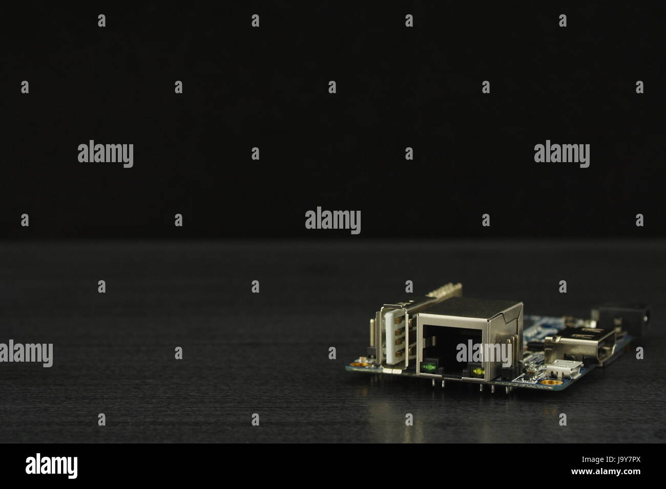 Single Board Computer USB and Ethernet Stock Photo - Alamy