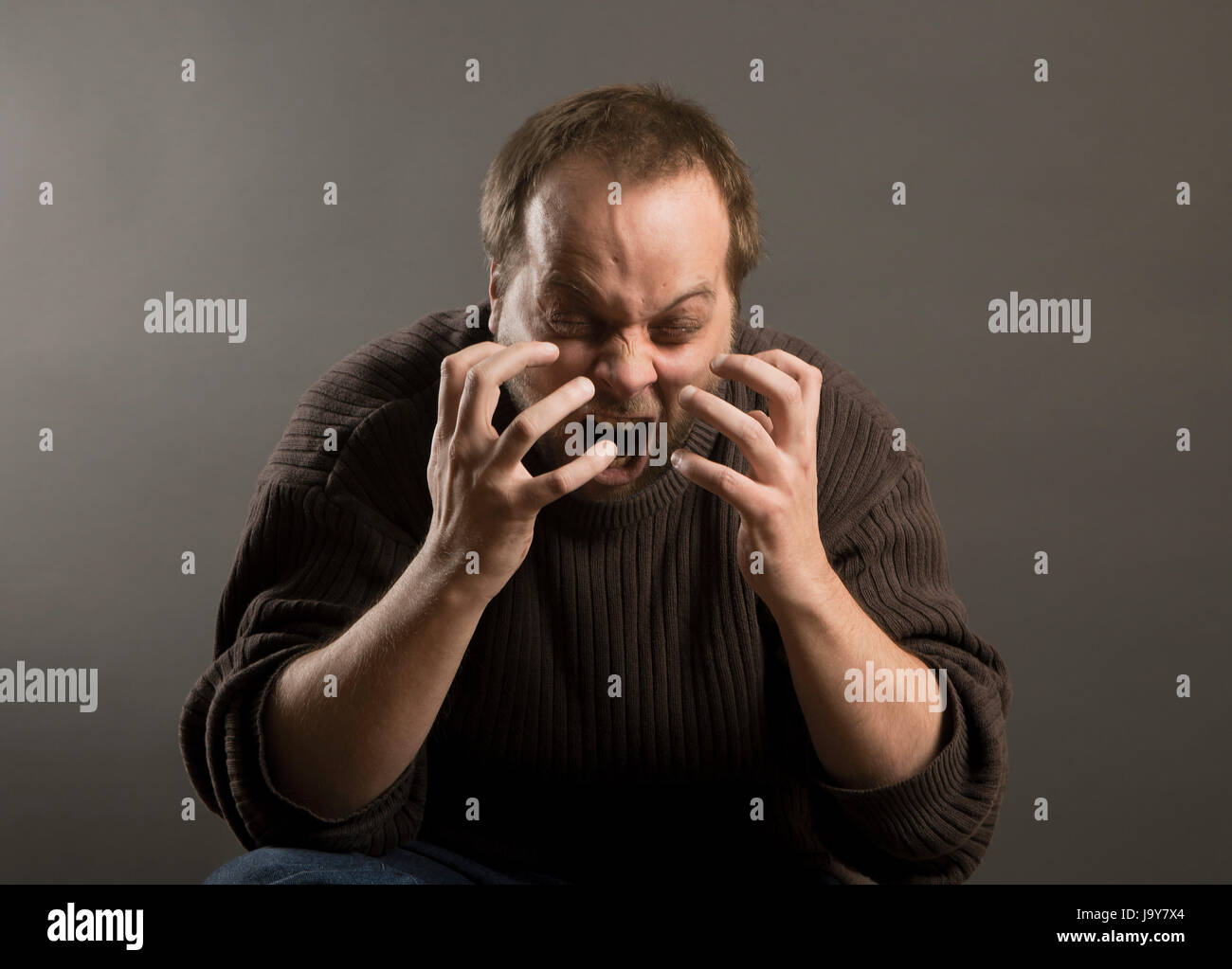 face, portrait, person, rage, expression, raving, furious, angry ...