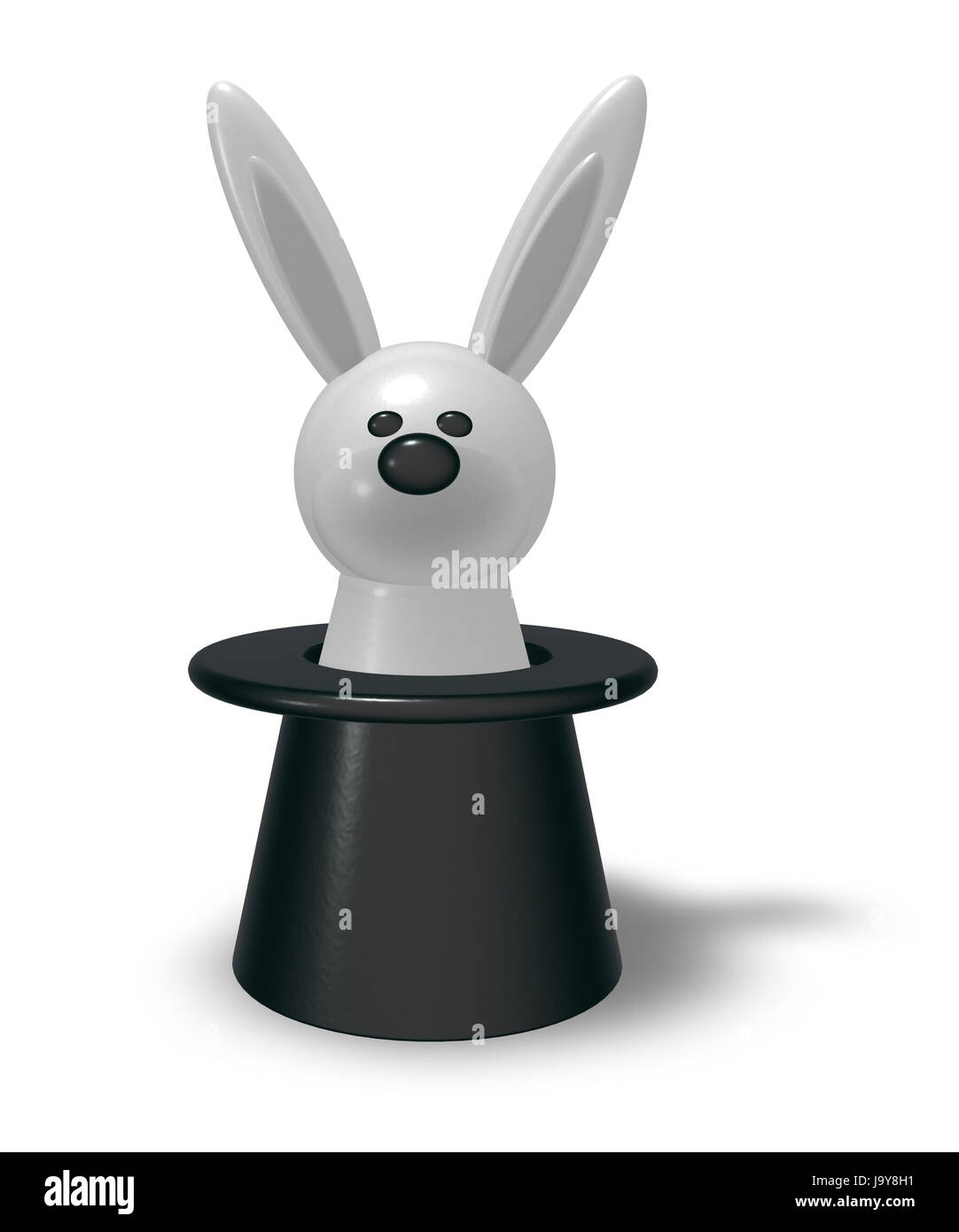 rabbit, hare, illustration, enchantment, show, magician, magus ...