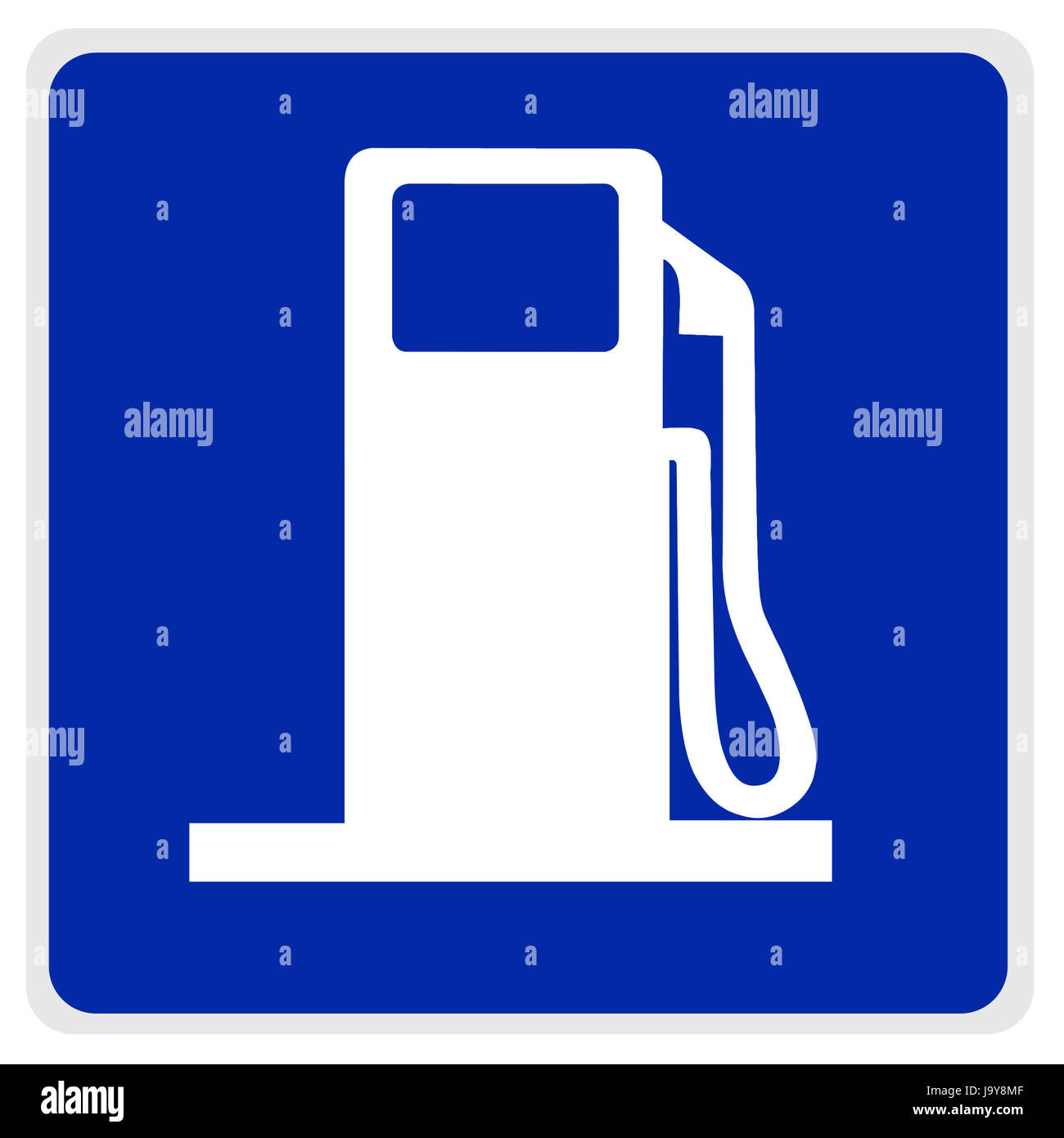 Petrol station signage Cut Out Stock Images & Pictures - Alamy