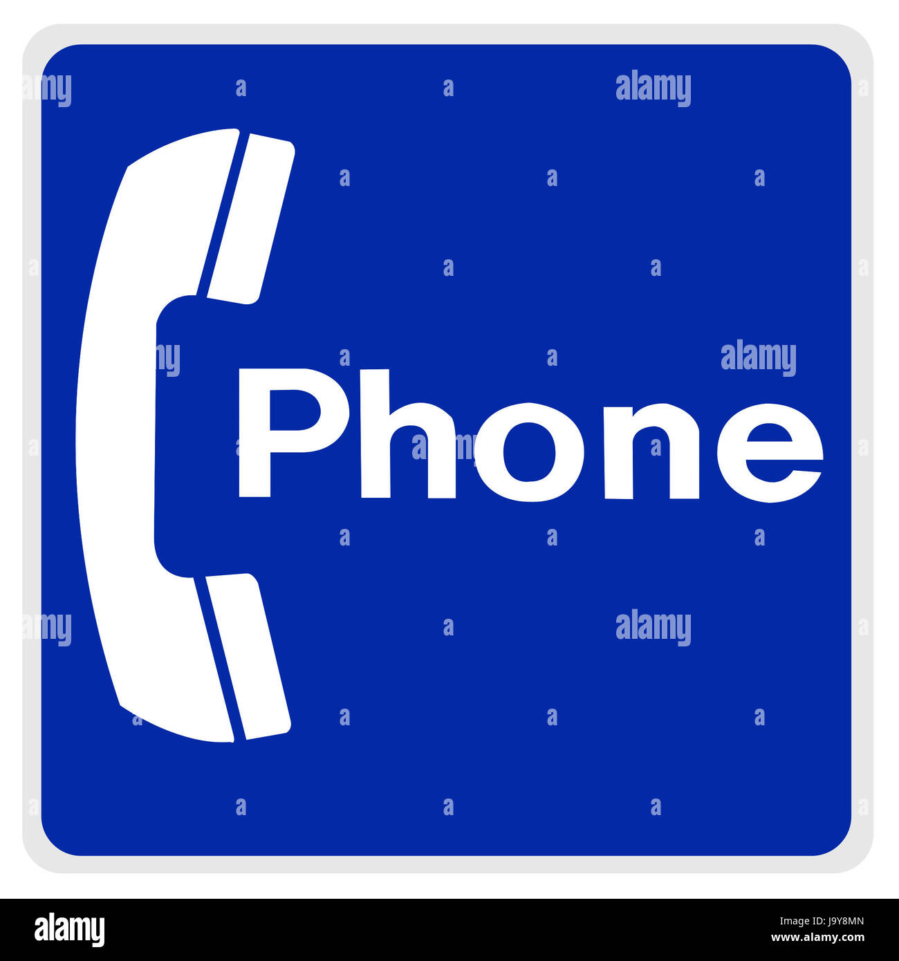 Telephone Road Sign