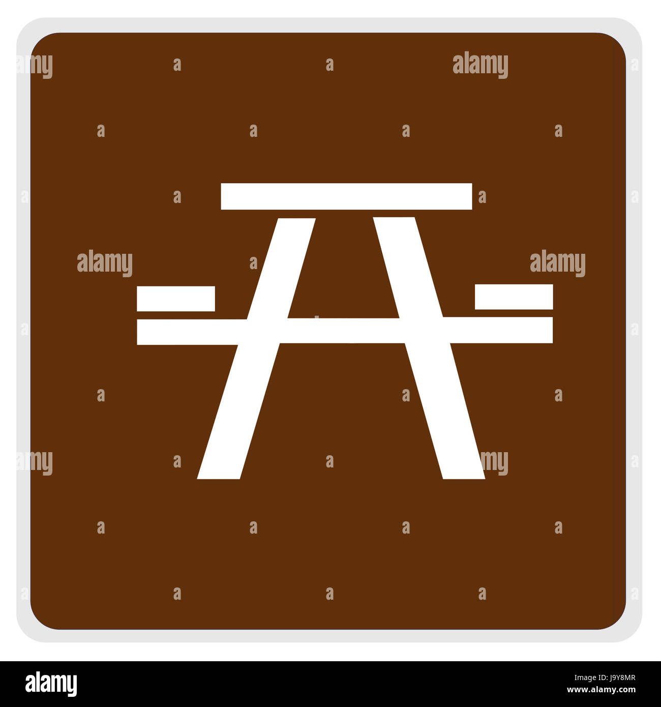 Recreation area signage Cut Out Stock Images & Pictures - Alamy