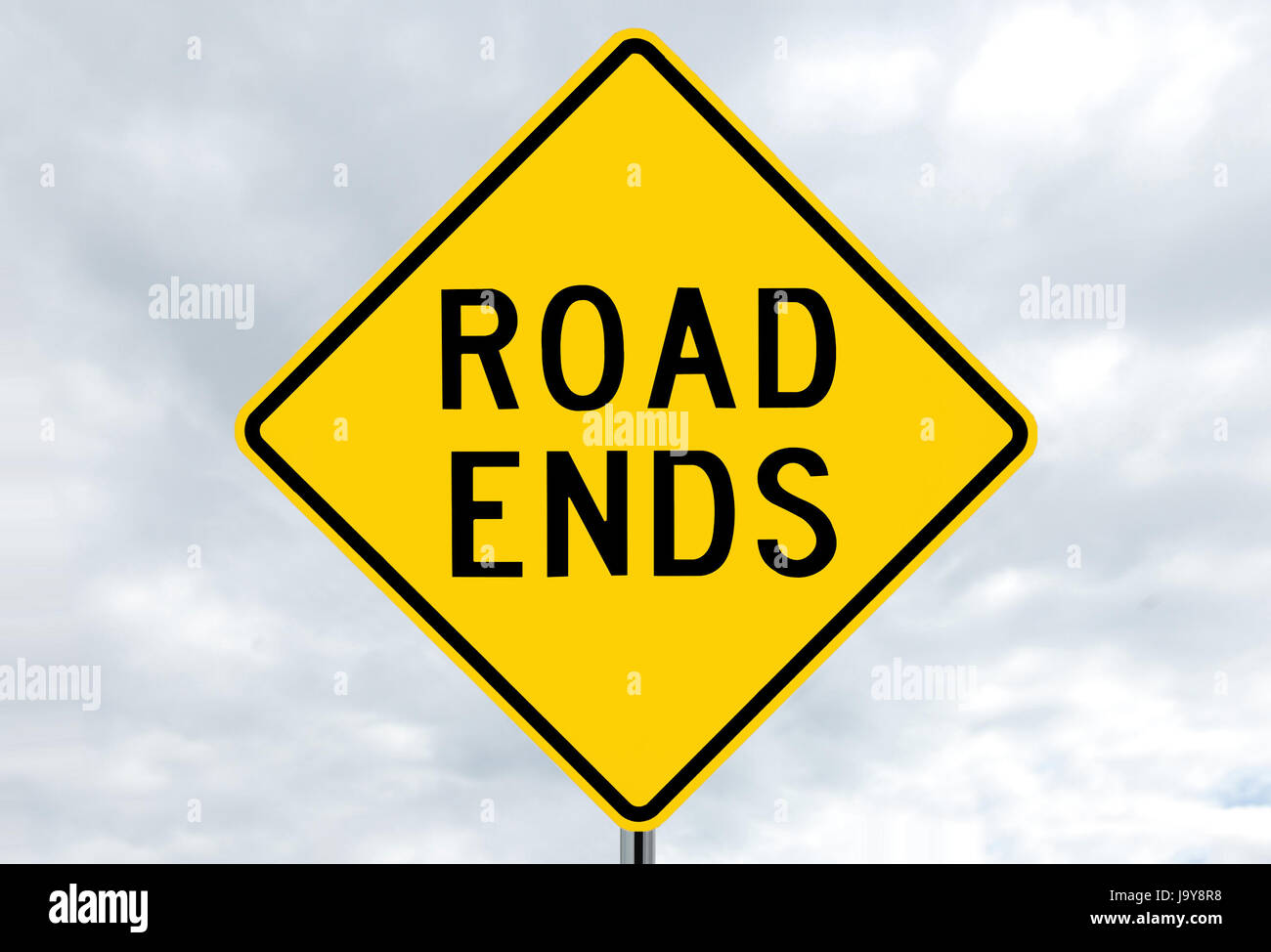 Road ends sign hi-res stock photography and images - Alamy