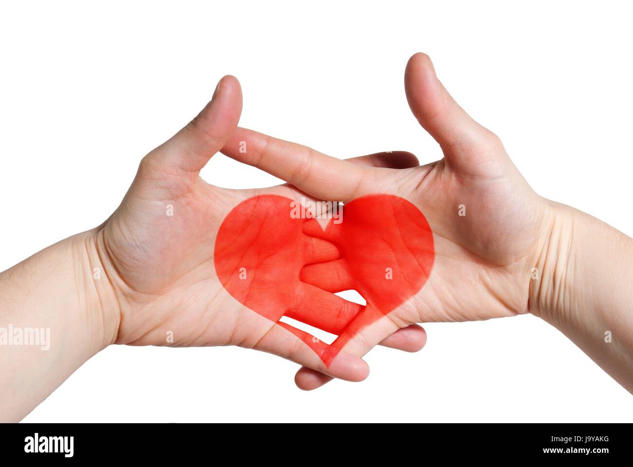 two hands holding each other with a heart inbetween, symbolizing love ...