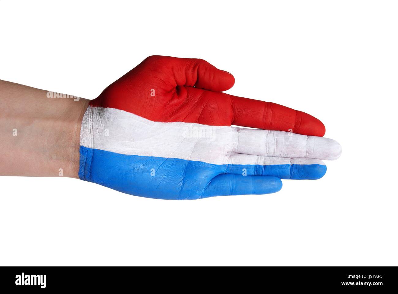 a dutch hand, isolated on white Stock Photo - Alamy