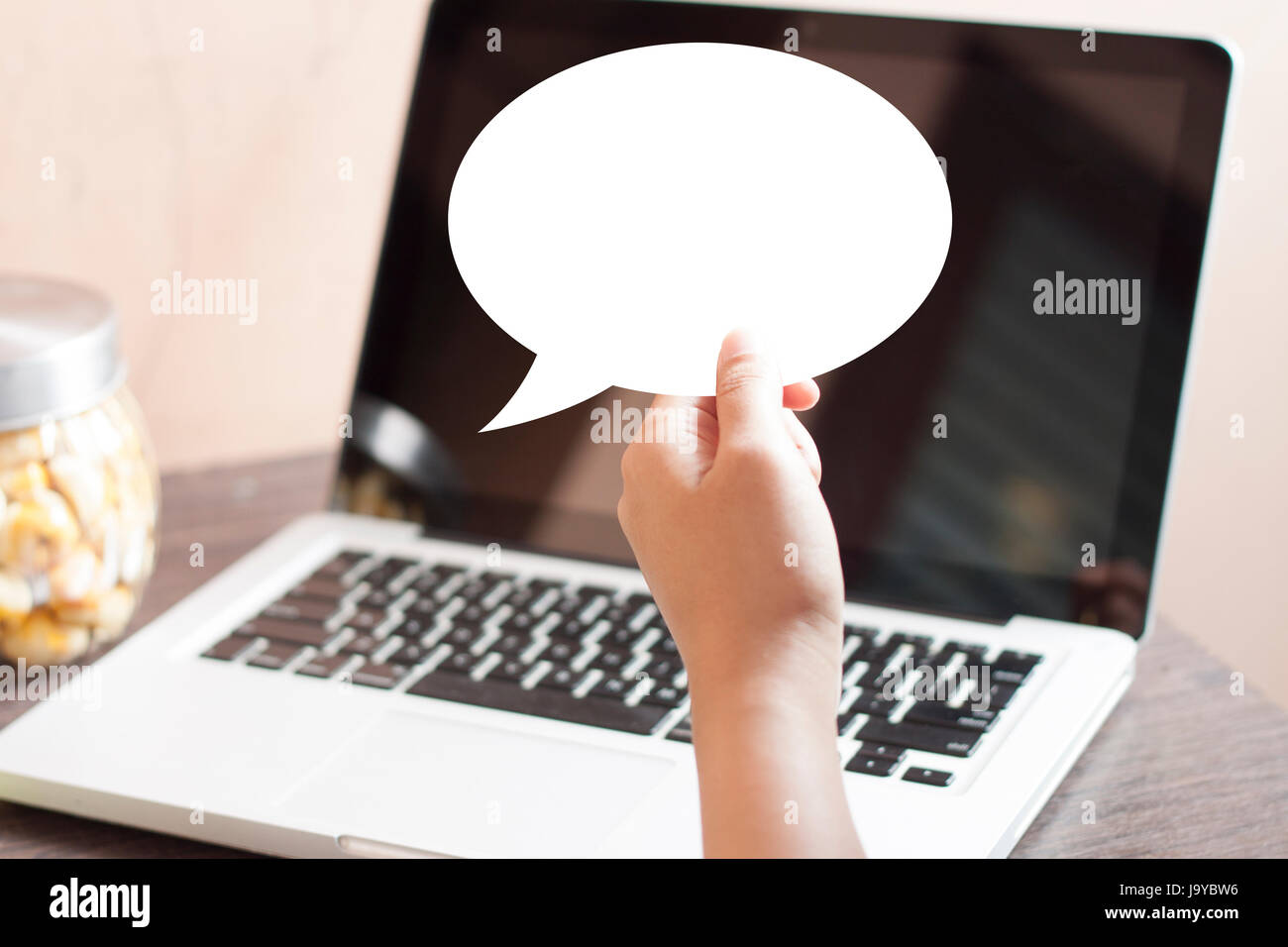 Paper speech bubble word hi-res stock photography and images - Alamy