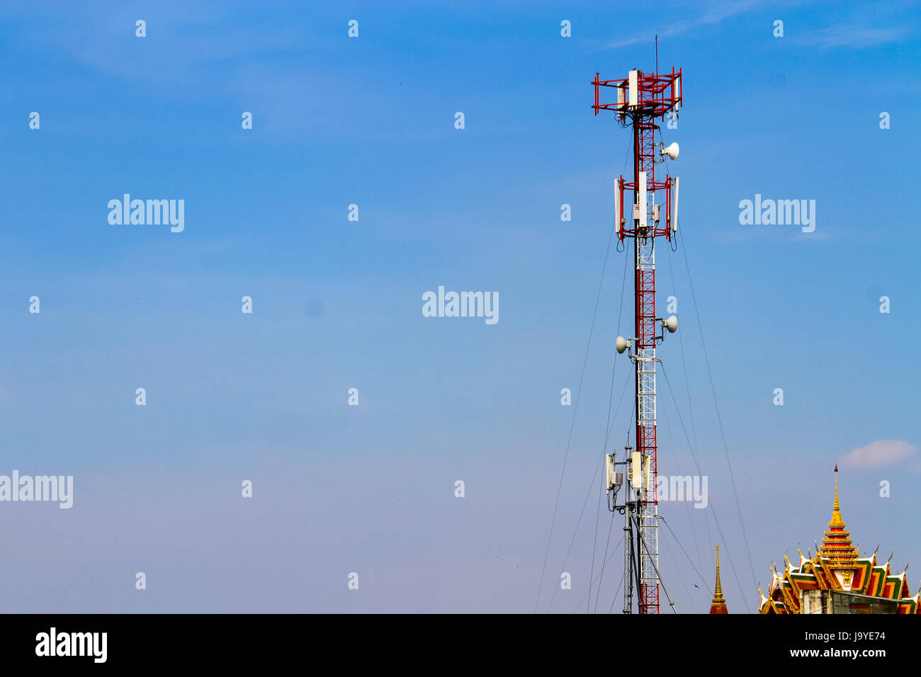 Telecom tower background hi-res stock photography and images - Alamy