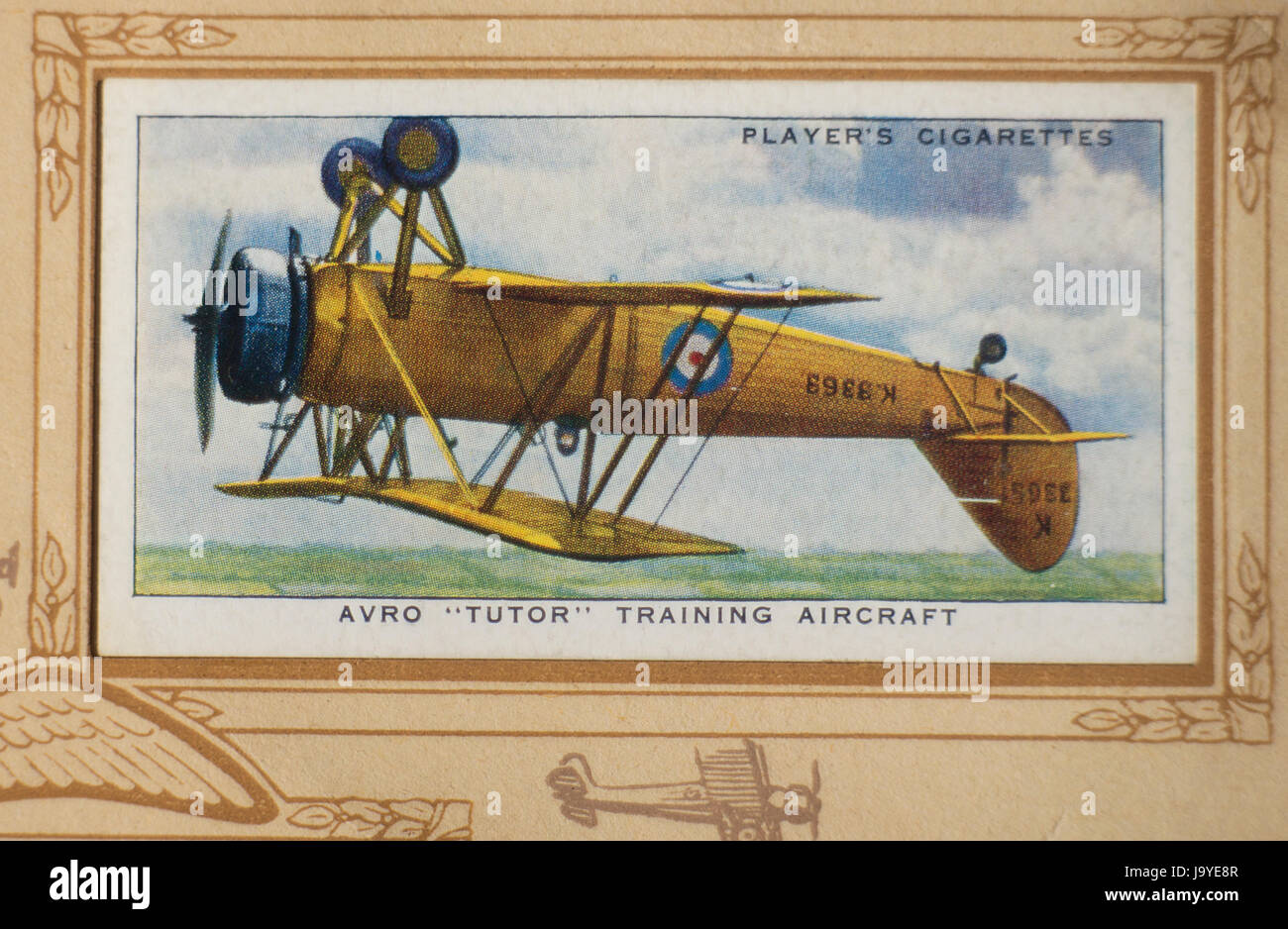 Avro "Tutor" Training Aircraft cigarette card in Players 1938 Aircraft ...
