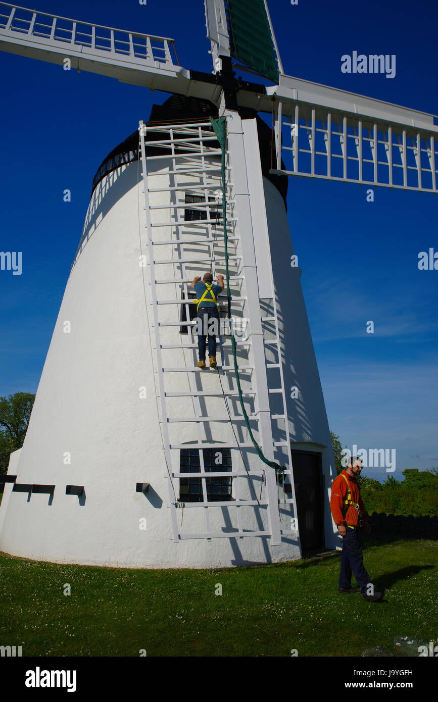 Llynnon Windmill, Anglesey Stock Photo - Alamy