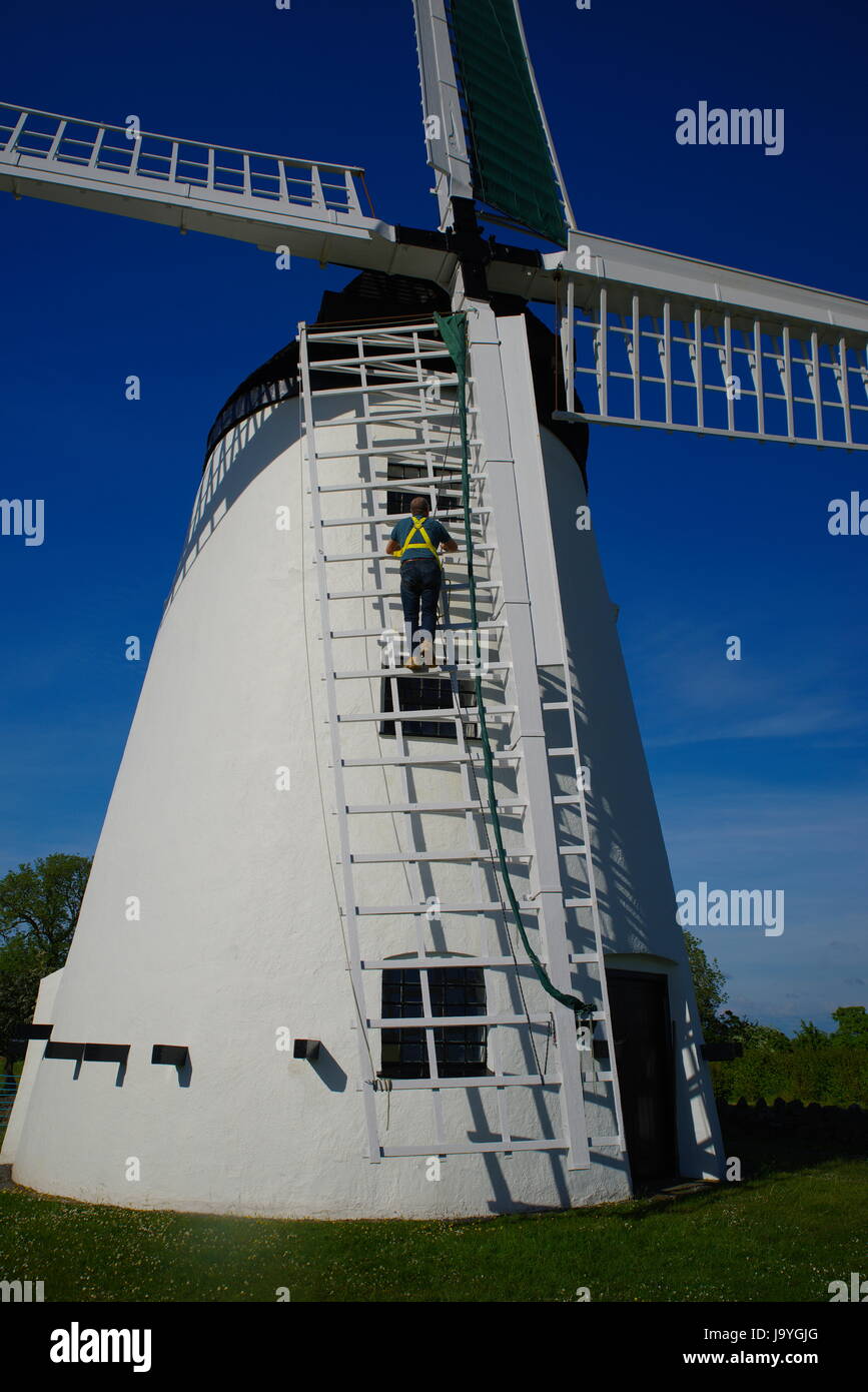 Llynnon Windmill, Anglesey Stock Photo - Alamy