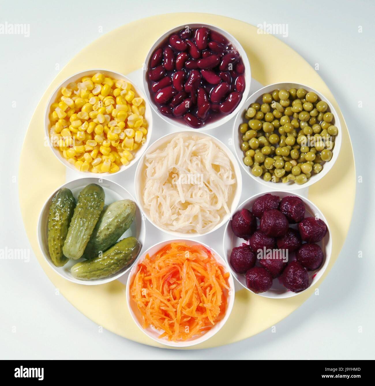 Variety of pickled and fresh vegetables Stock Photo - Alamy