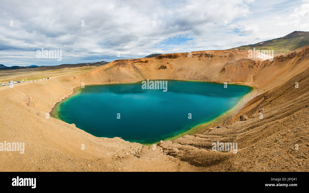 crater, fresh water, lake, inland water, water, blue, colour, famous ...