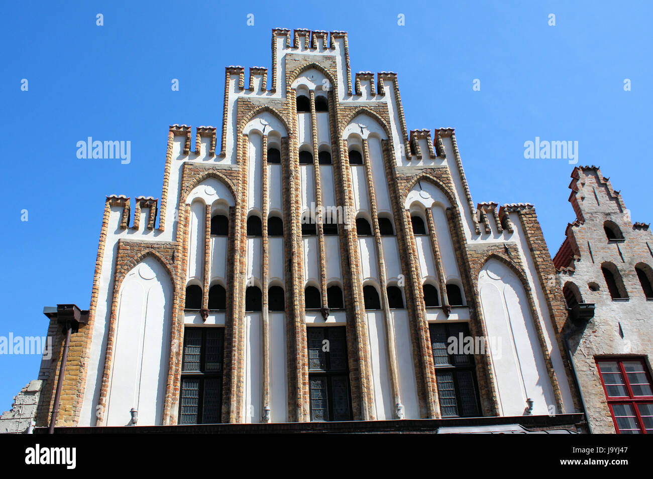 medieval stepped gable Stock Photo - Alamy