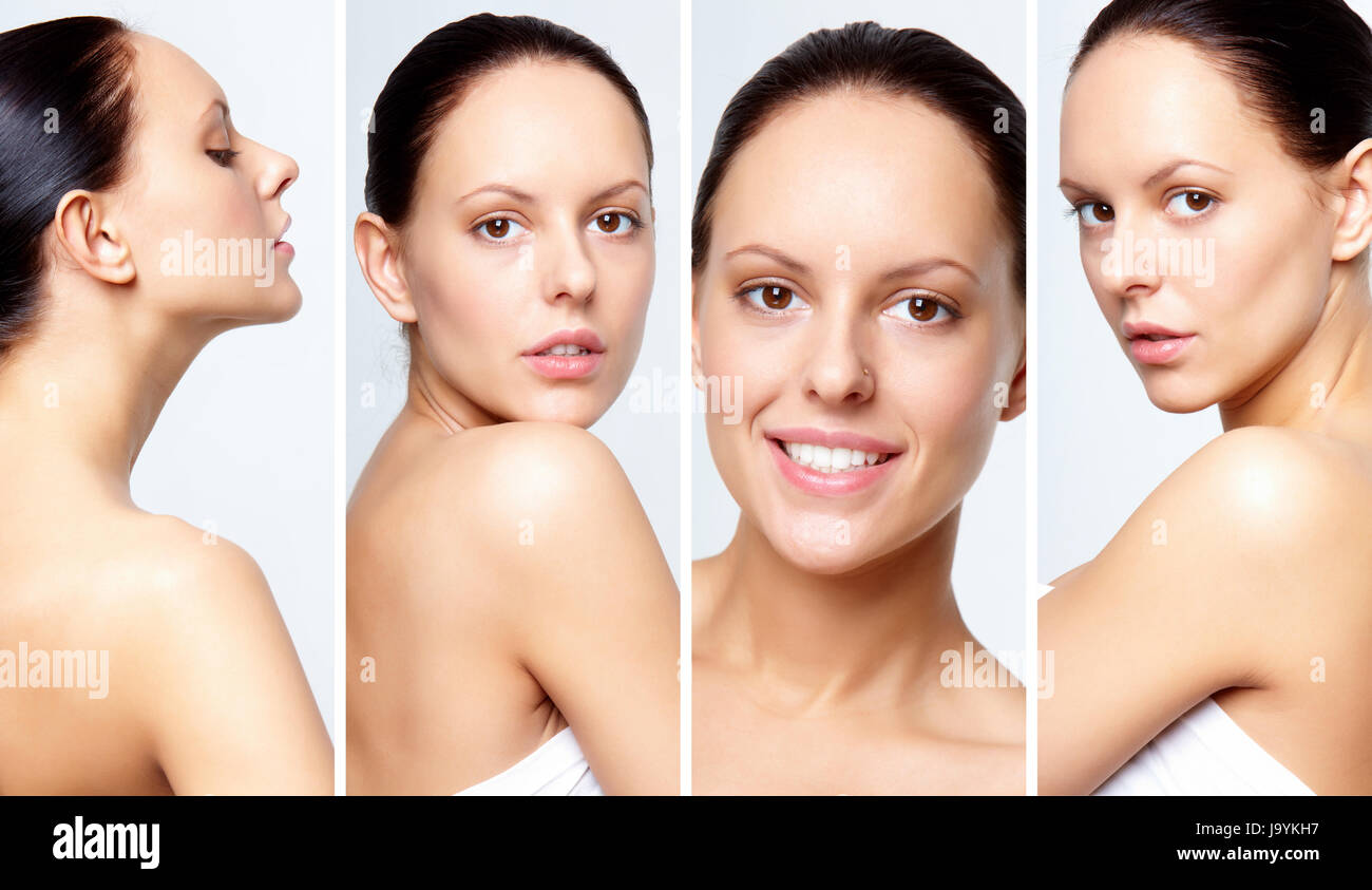 woman, profile, humans, human beings, people, folk, persons, human ...