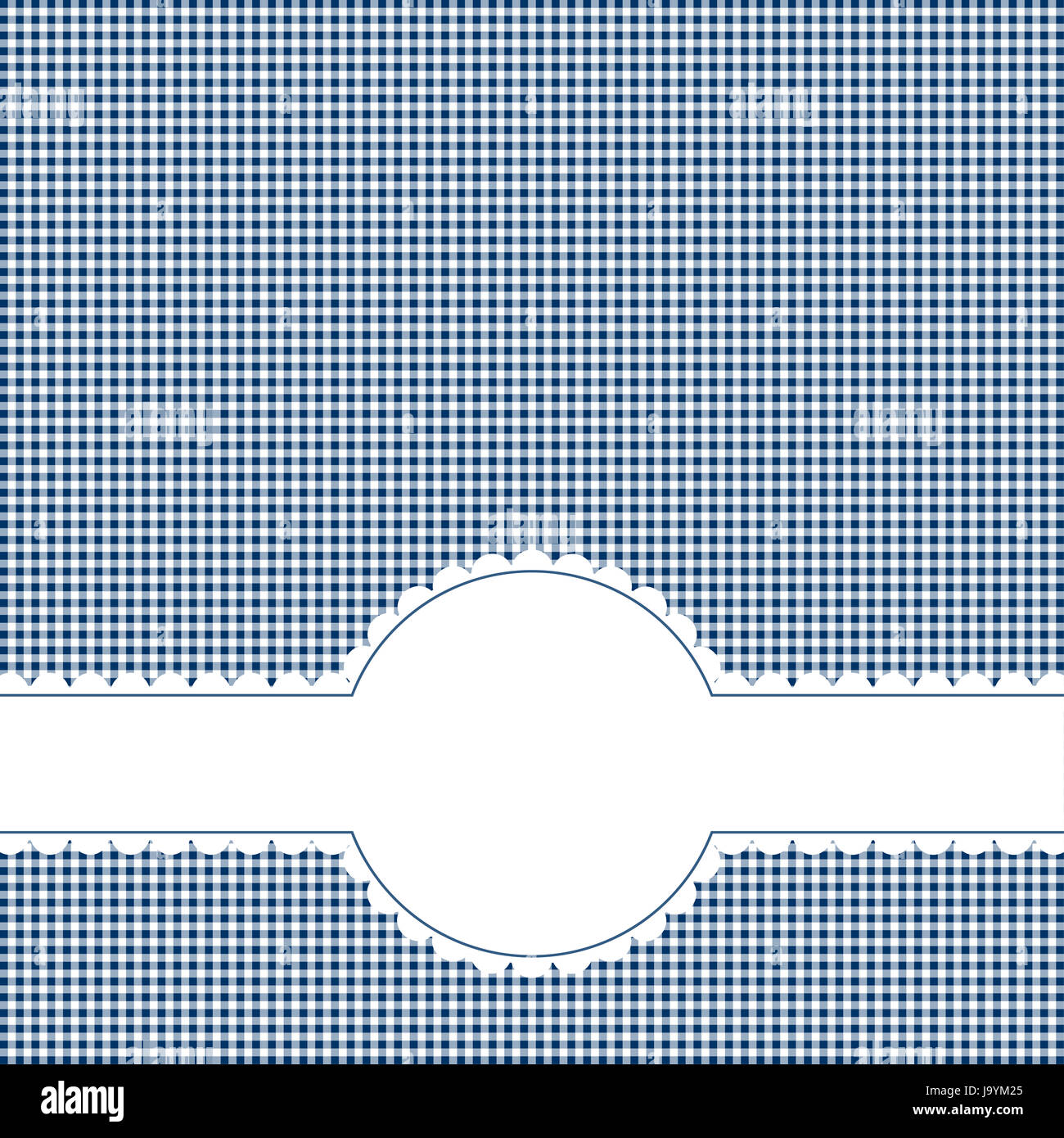 banners with copy space on karo pattern Stock Photo - Alamy