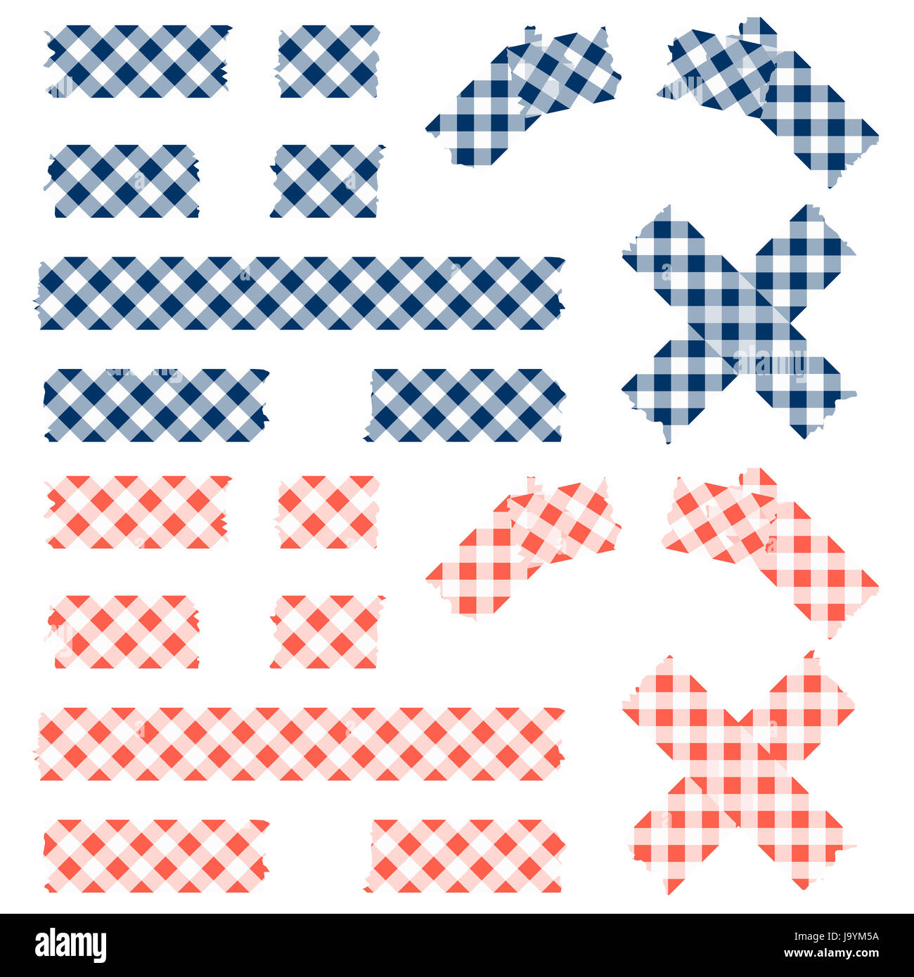 Blue stripe pattern Cut Out Stock Images & Pictures - Alamy