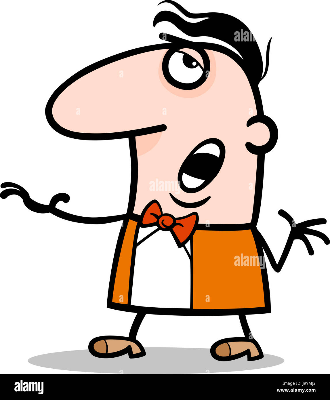 Cartoon illustration funny romantic man hi-res stock photography and ...