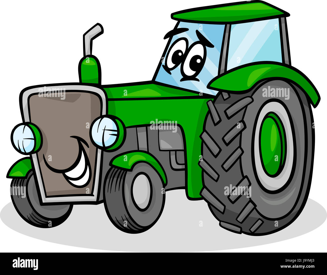 agriculture, farming, toy, illustration, farm, tractor, cartoon, laugh ...