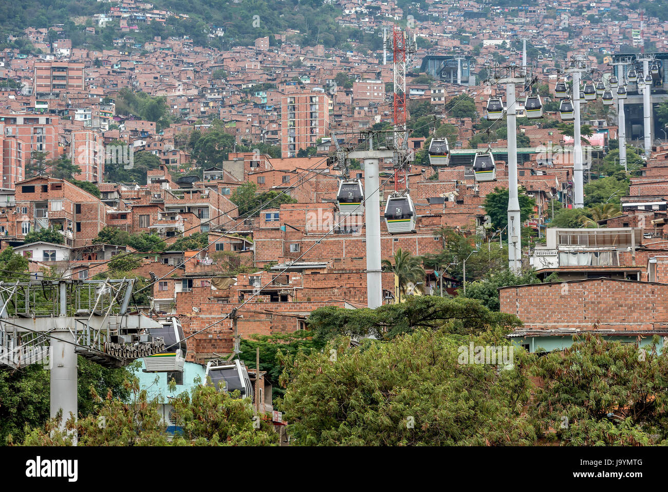 Cable cars medellin hi-res stock photography and images - Alamy