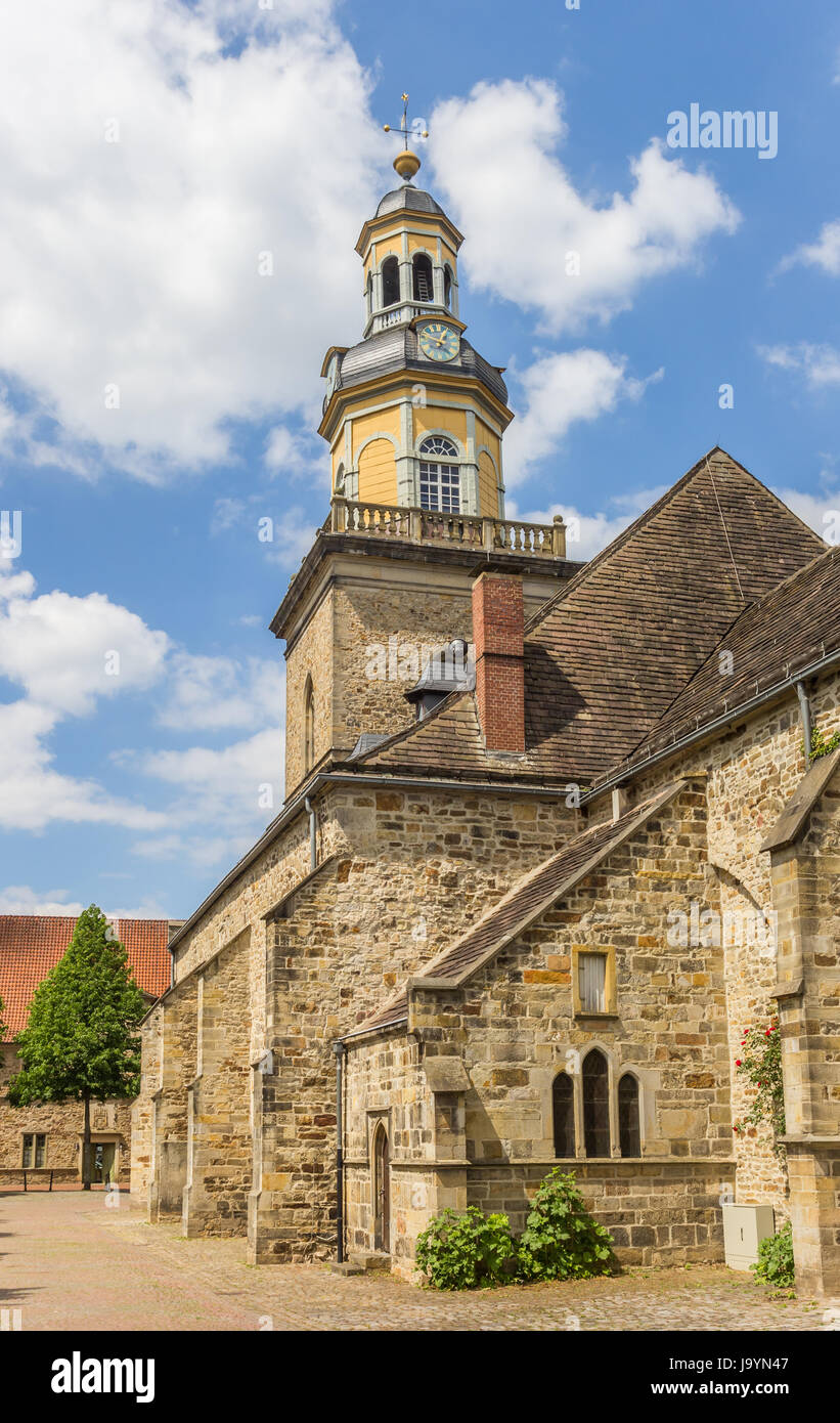 St. Nicolai church in the historical center of Rinteln, Germany Stock ...