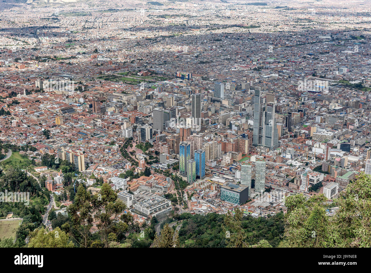 Aerial view of bogota hi-res stock photography and images - Alamy