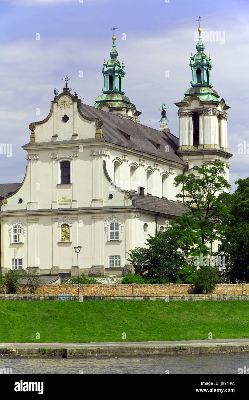 view on skalka church in cracow in poland Stock Photo - Alamy