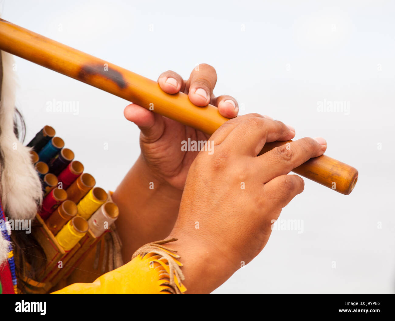 Peruvian man in native costume hi-res stock photography and images - Alamy