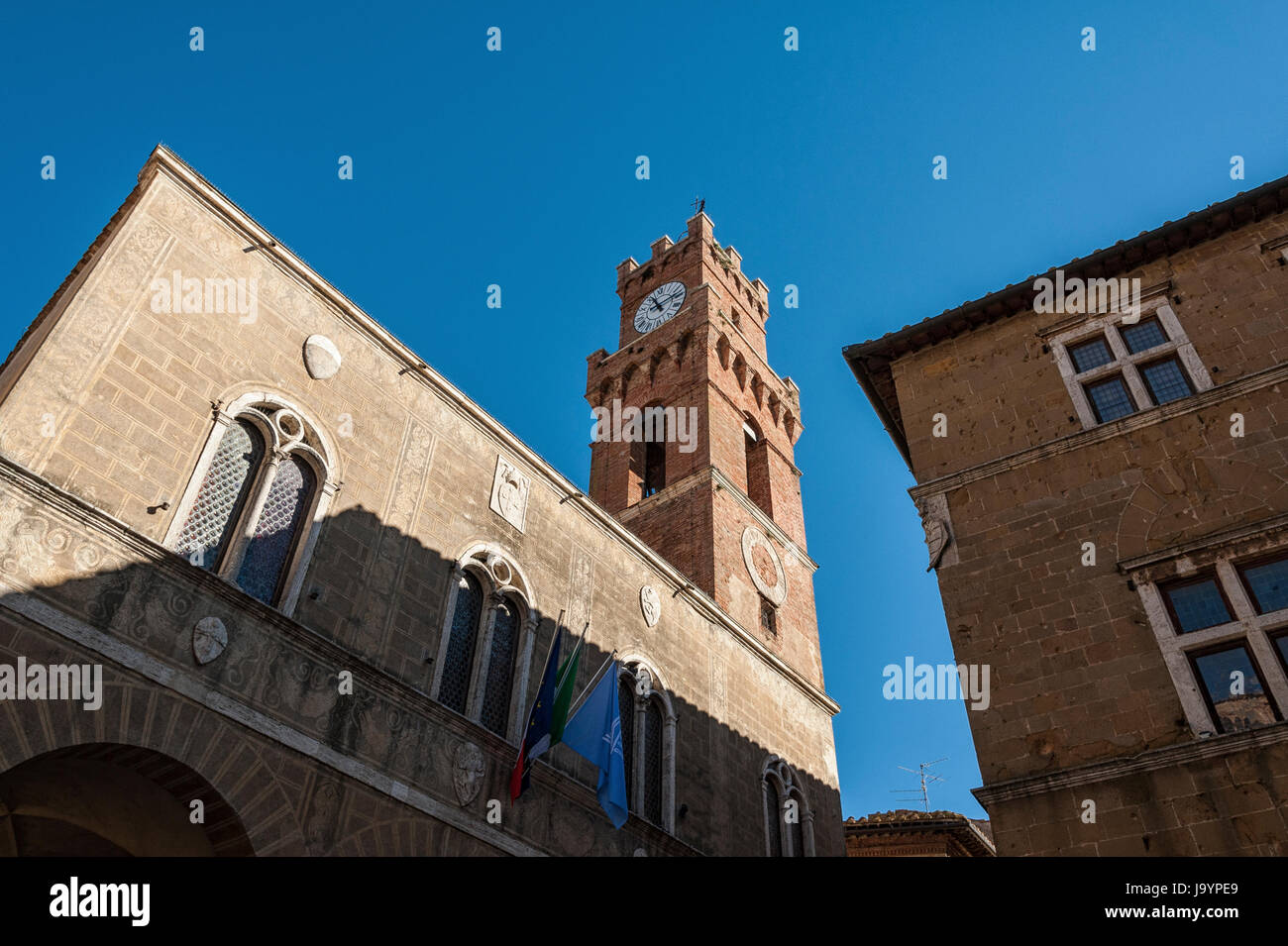 The most beautiful square in the world UNESCO heritages in Pienza ...