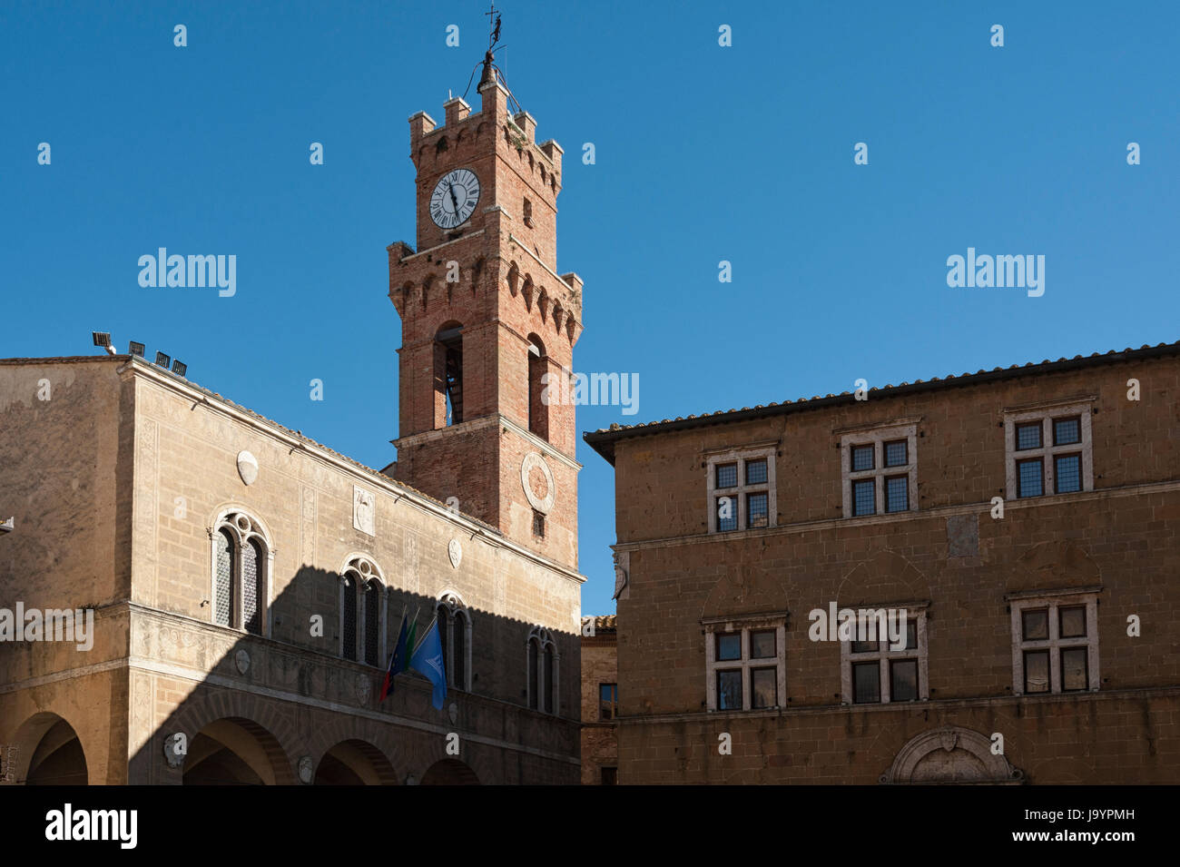 The most beautiful square in the world UNESCO heritages in Pienza ...