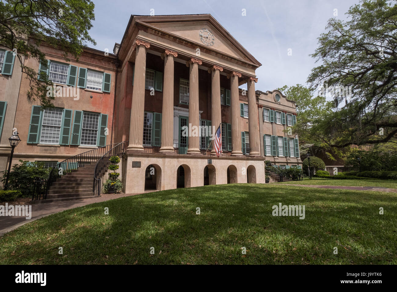 Randolph Hall in the Cistern yard at the College of Charleston in ...