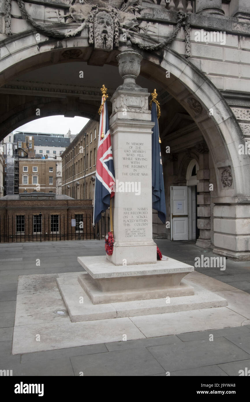 Somerset House War Memorial London 1923 Stock Photo - Alamy