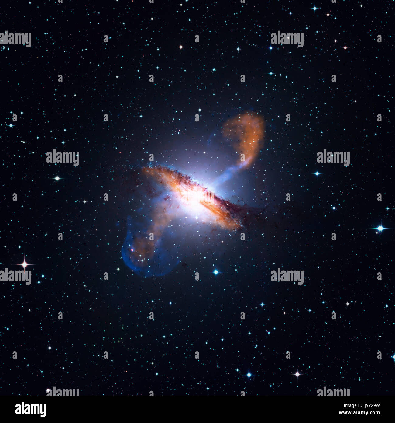 Centaurus a galaxy hi-res stock photography and images - Alamy