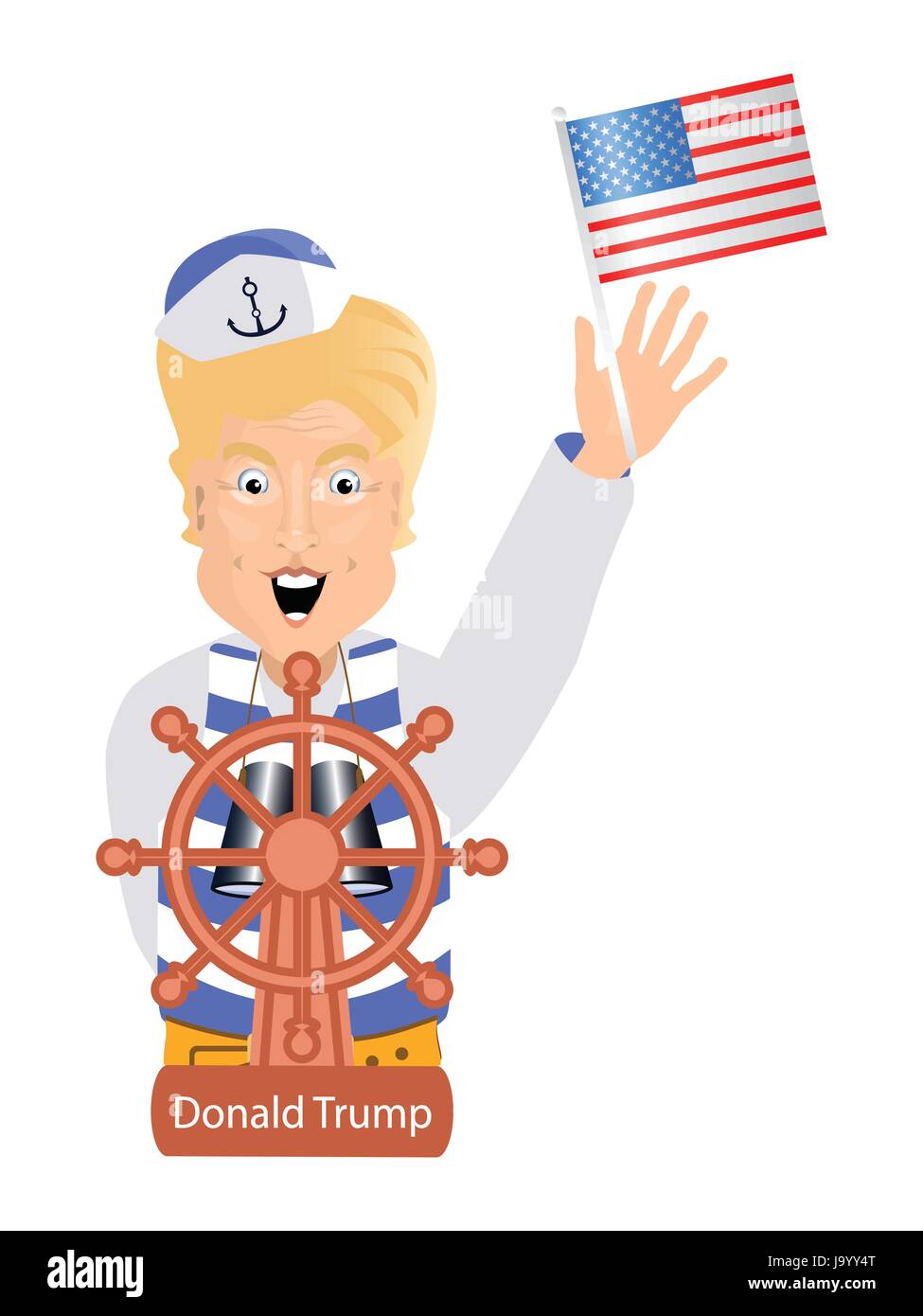 Male helmsman Stock Vector Images - Alamy