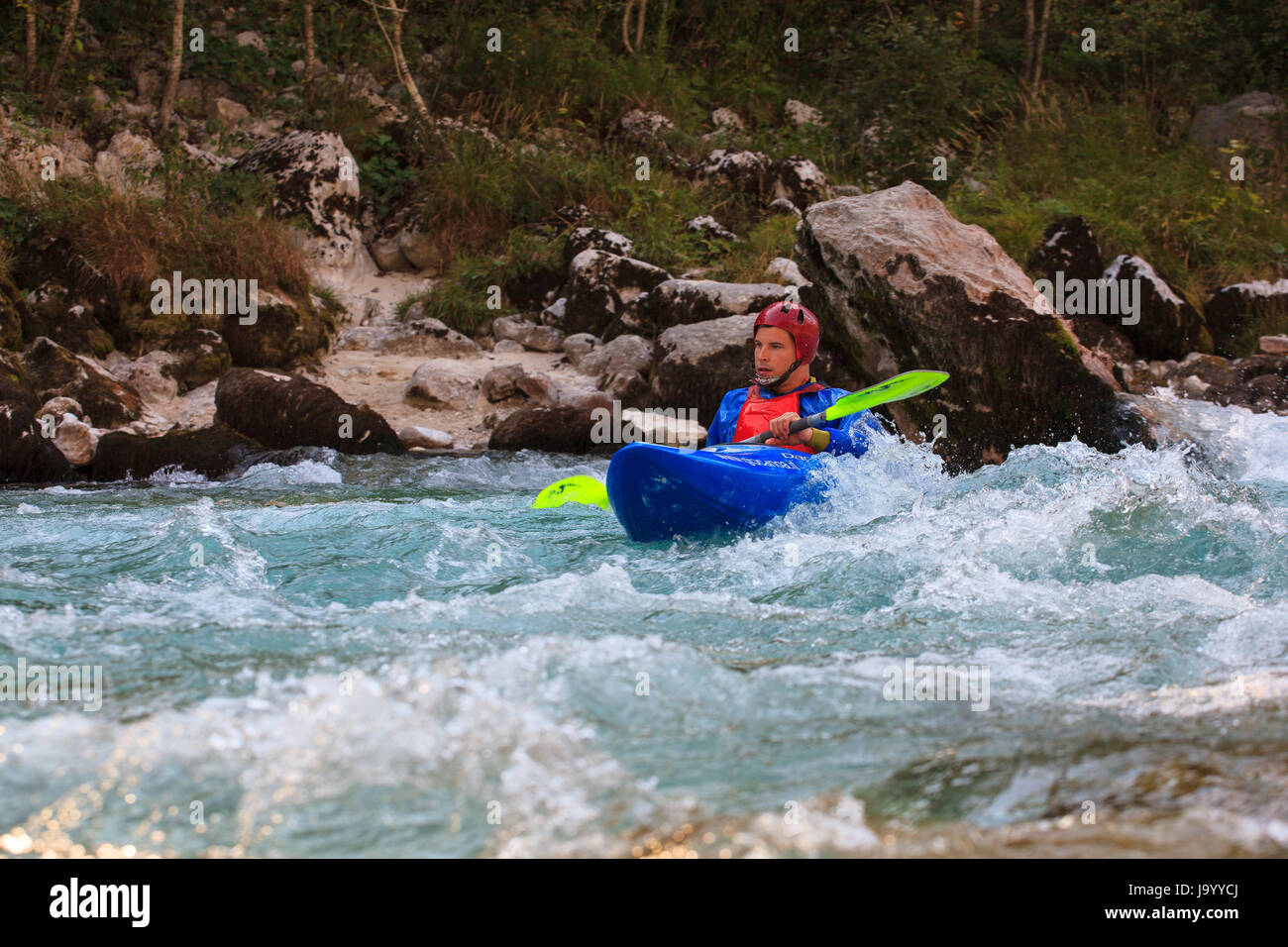 sport, sports, kayak, canoe, river, water, slovenia, humans, human ...