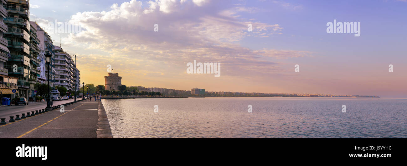 Promenade waterfront thessaloniki greece hi-res stock photography and ...