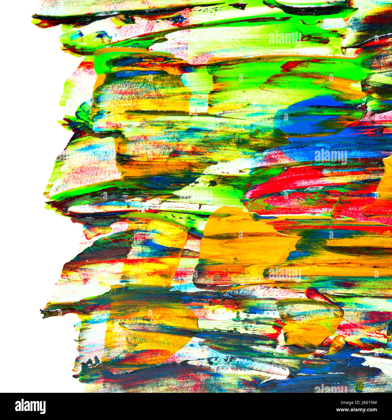 Colourful painted texture. Abstract background with isolated edge Stock ...