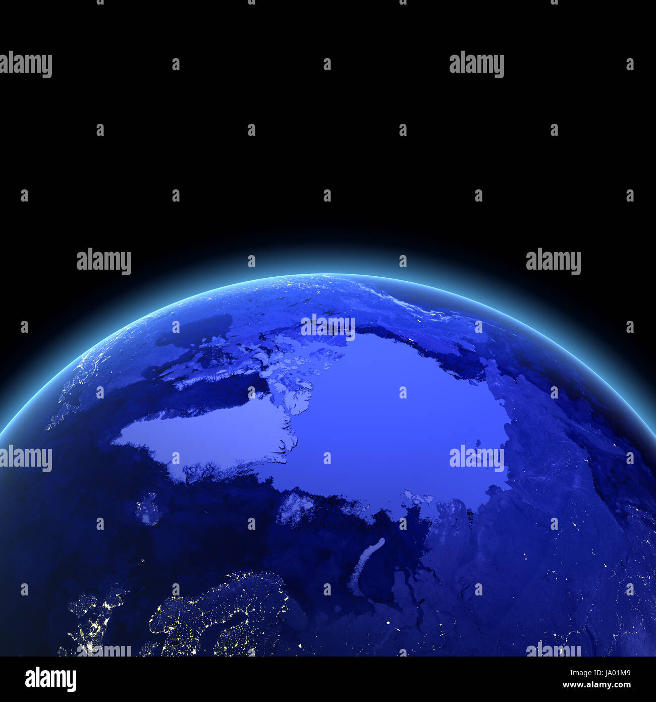 blue, single, isolated, space, graphic, night, nighttime, arctic ...